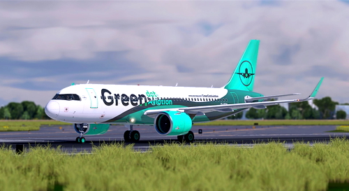 [4K][A20N]Green Dot Aviation Official Livery » X-Plane 12