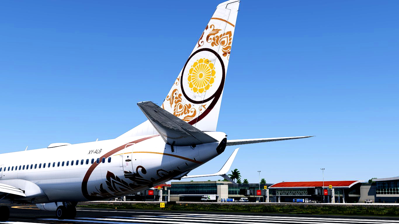 (80NGv2) Myanmar National Airlines (XY-ALB) - X-Plane.to