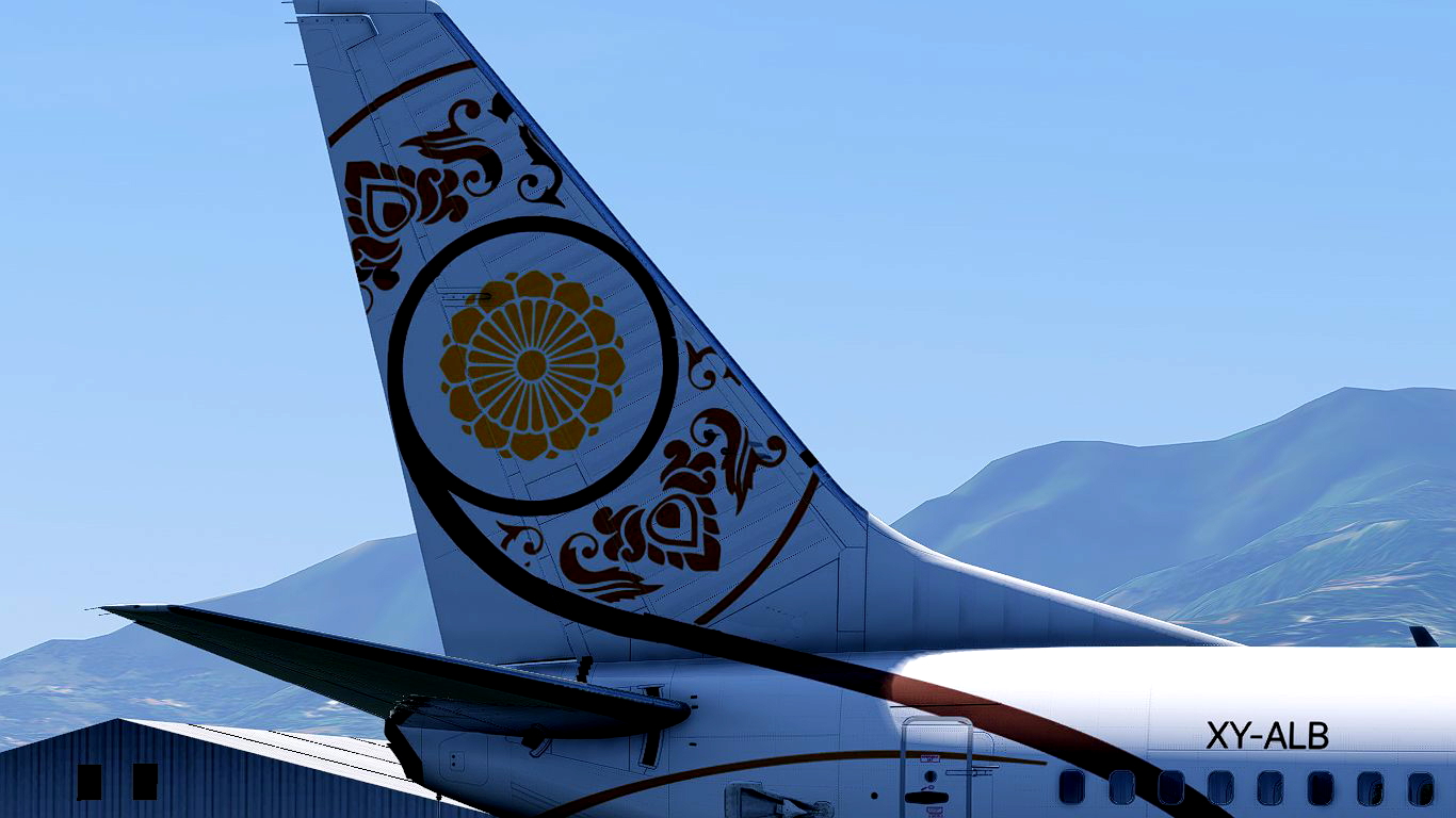 (80NGv2) Myanmar National Airlines (XY-ALB) - X-Plane.to