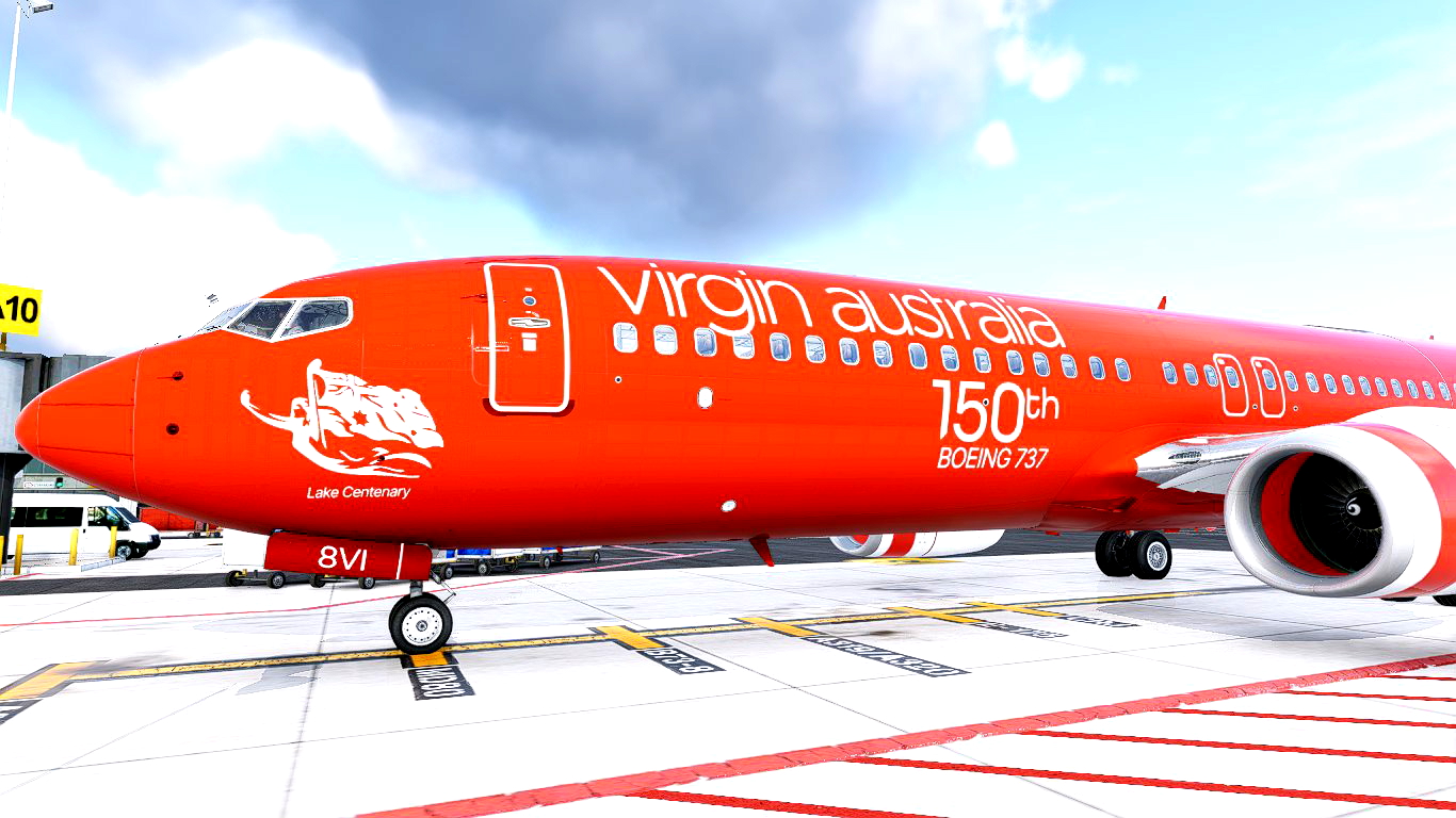 (80NGv2) Virgin Australia 150th Special Livery (Fictional) - X-Plane.to
