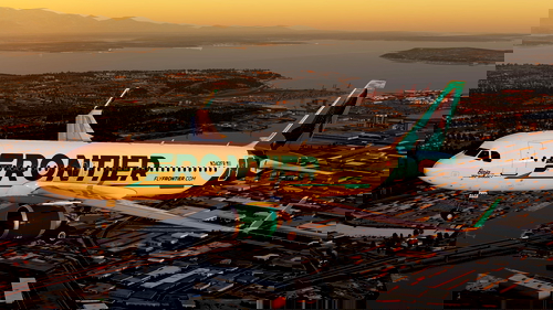 (8K) Frontier Airlines A320-251neo "Baja the Whale Shark" (N342FR) » X ...