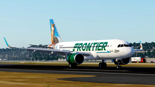 (8K) Frontier Airlines A320-251neo "Champ the Bronco" (N307FR) » X-Plane 12