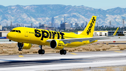 (8K) Spirit Airlines A320-211neo Livery Pack » X-Plane 12
