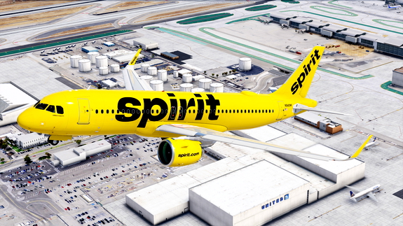 (8K) Spirit Airlines A320-211neo Livery Pack » X-Plane 12