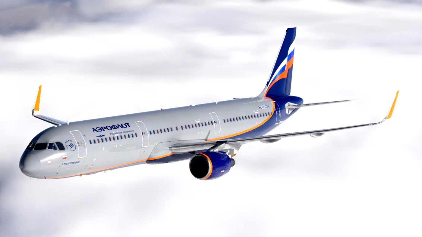 ⚡AEROFLOT A321 TOLISS 4K&8K - X-Plane.to