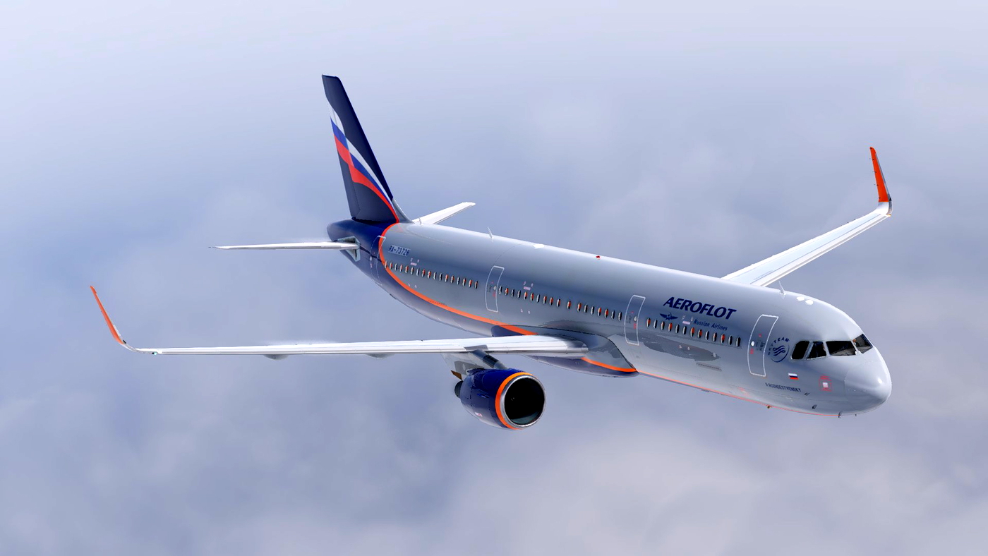 ⚡AEROFLOT A321 TOLISS 4K&8K - X-Plane.to