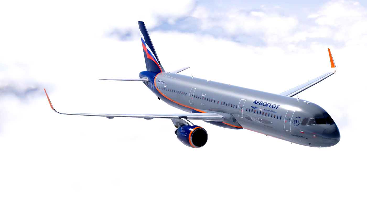 ⚡AEROFLOT A321 TOLISS 4K&8K - X-Plane.to