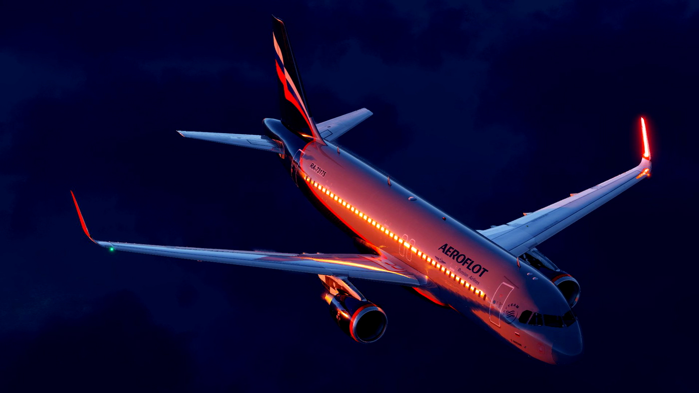 ⚡AEROFLOT PBR 8K / RA-73175 / TOLISS A320 [CEO] - X-Plane.to