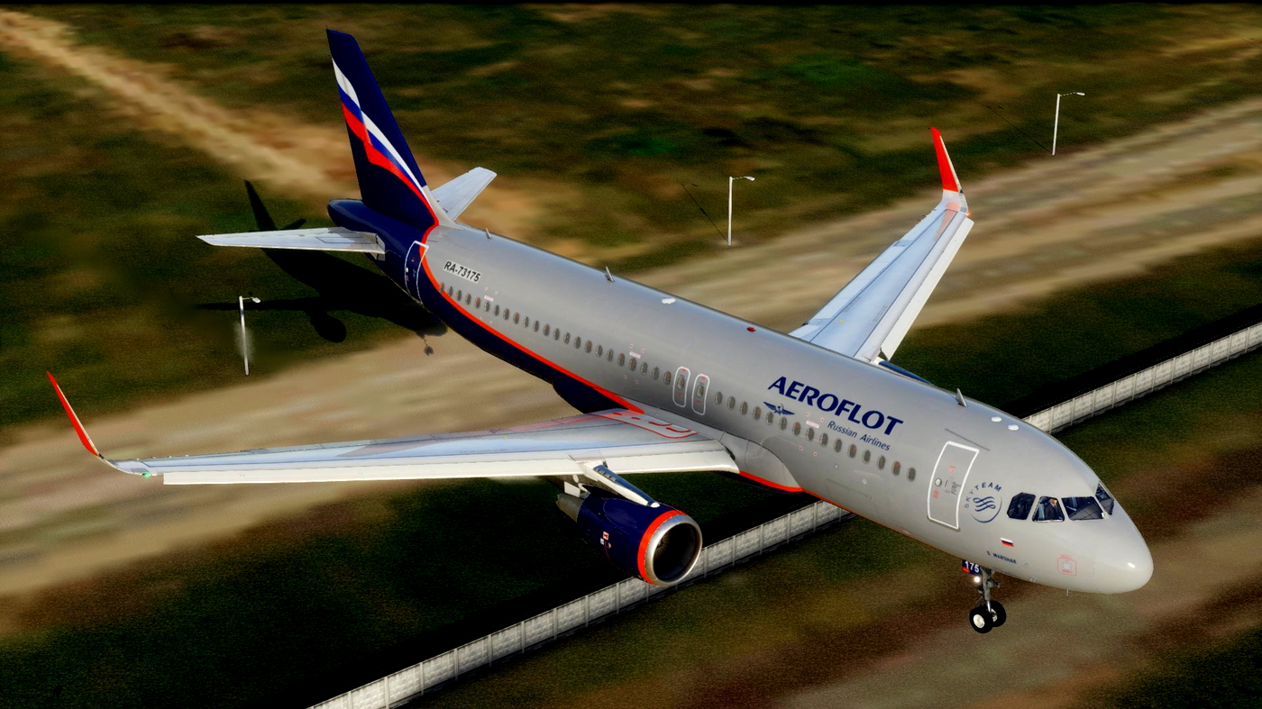 ⚡AEROFLOT PBR 8K / RA-73175 / TOLISS A320 [CEO] - X-Plane.to