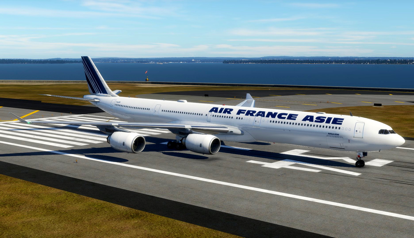 Air France Asie A340-600 F-GLZE Toliss A340-600 - X-Plane.to
