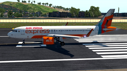 Air India Express a320neo VT-ATD » X-Plane 12