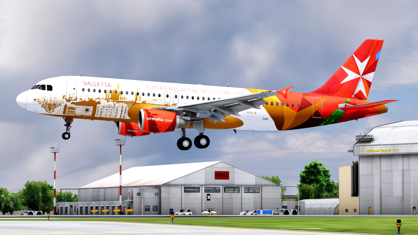 Air Malta (Valletta 2018 Livery) ToLiss A320 - X-Plane.to