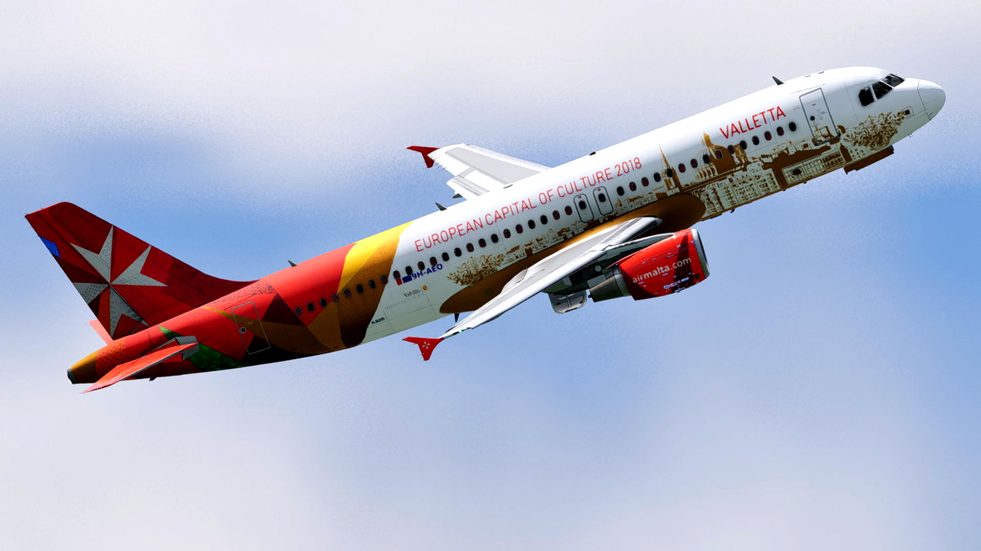 Air Malta (Valletta 2018 Livery) ToLiss A320 - X-Plane.to
