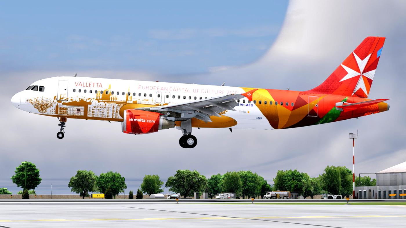Air Malta (Valletta 2018 Livery) ToLiss A320 - X-Plane.to