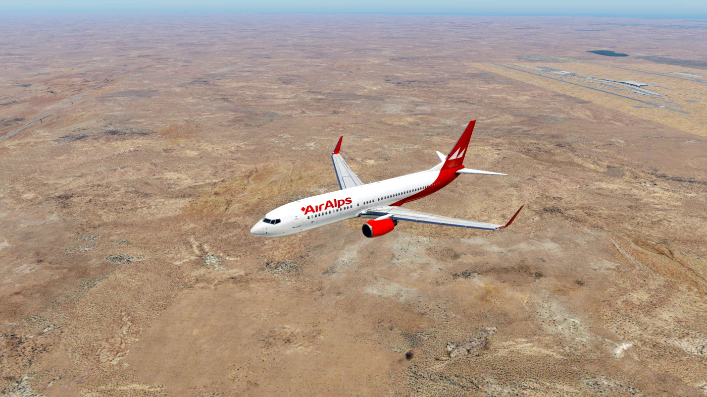 AirAlps Virtual Airlines Livery For 737-800 Zibo - X-Plane.to