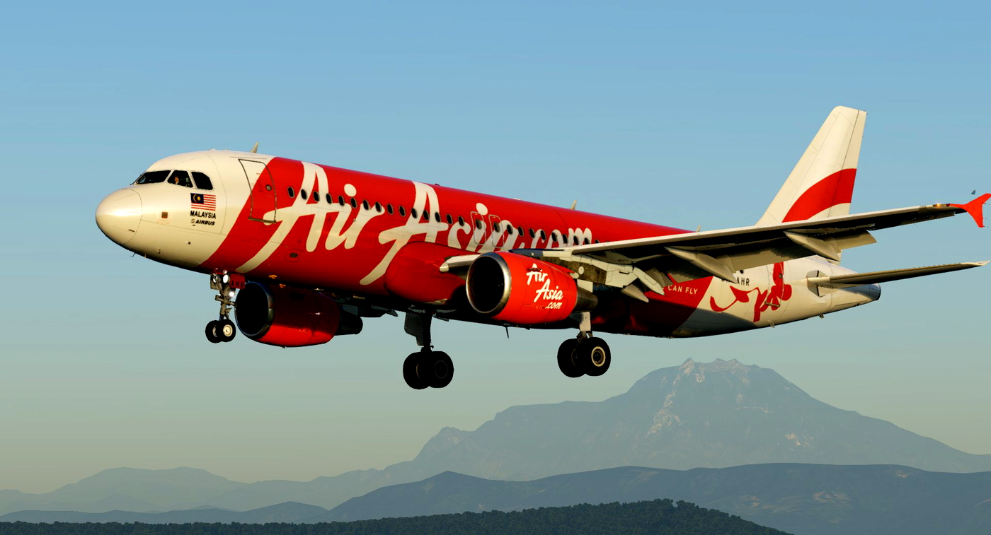 AirAsia Malaysia Old Livery ToLiss A320-214 9M-AHR (CARDA MOD) - X-Plane.to