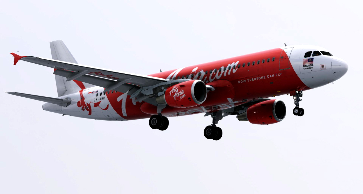 AirAsia Malaysia Old Livery ToLiss A320-214 9M-AHR (CARDA MOD) - X-Plane.to