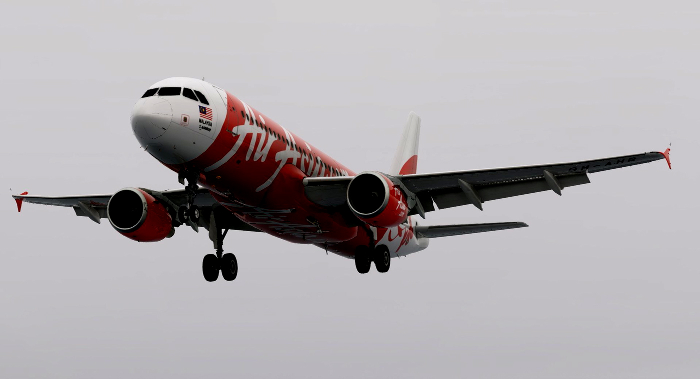 AirAsia Malaysia Old Livery ToLiss A320-214 9M-AHR (CARDA MOD) - X-Plane.to