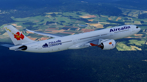 Aircalin livery for X-Works Airbus A330-900neo » X-Plane 12