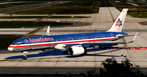 American Airlines "Bare Metal" B757-223 (FlightFactor) » X-Plane 12