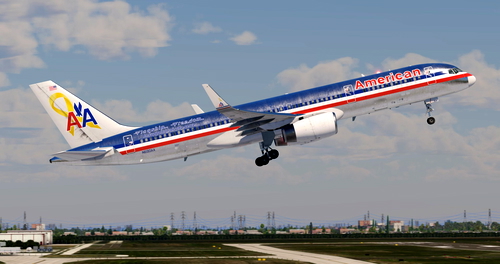 American Airlines "Flagship Freedom" B757-223 (FlightFactor) » X-Plane 12