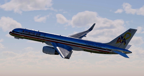 American Airlines "Flagship Freedom" B757-223 (FlightFactor) » X-Plane 12