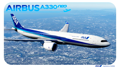 ANA Livery for X-WORKS A330-900 » X-Plane 12