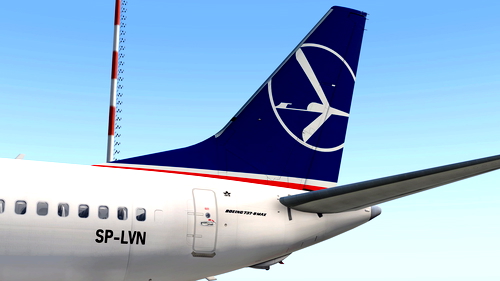B737max8 PLL LOT SP-LVN » X-Plane 12
