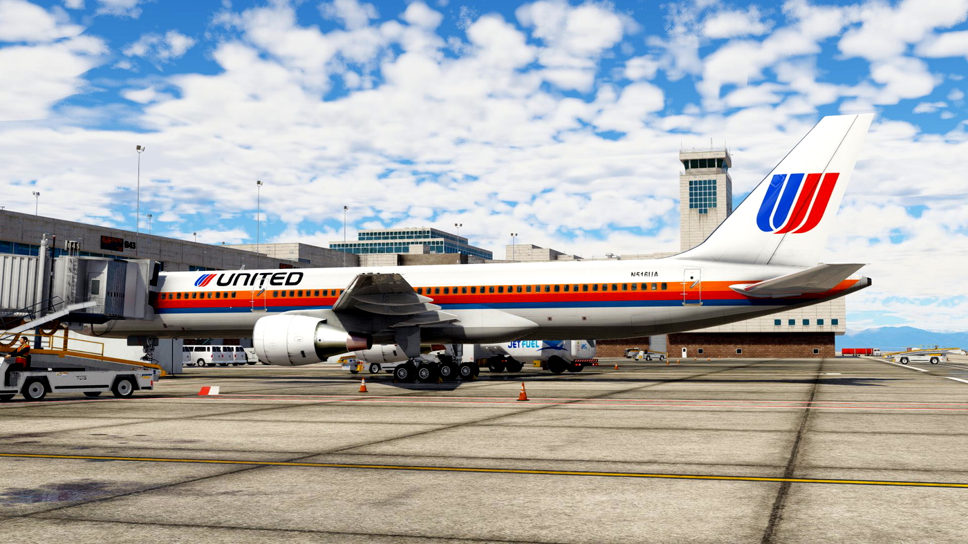 B757-200 United Airlines Saul Bass N516UA - X-Plane.to