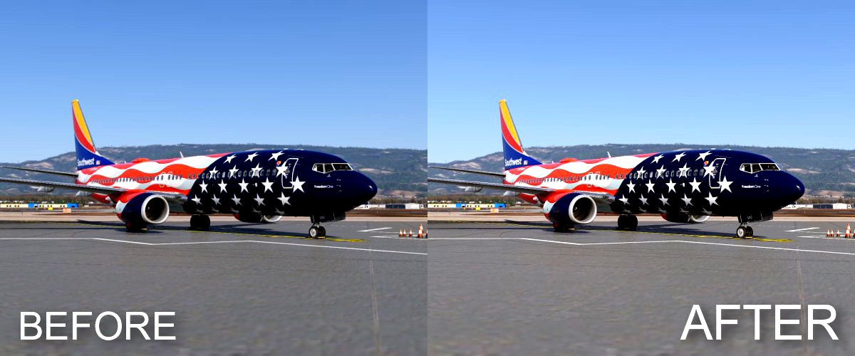 BlueShade Realistic ( ReShade Preset for XP12 ) - X-Plane.to