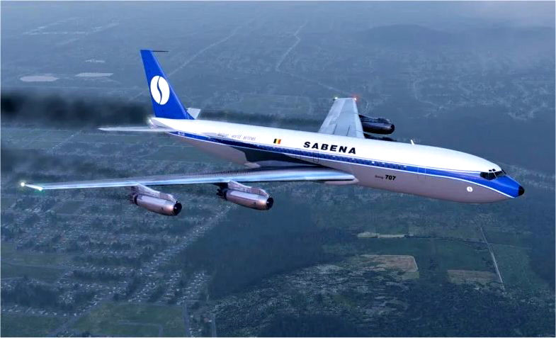 Boeing 707-320 Sabena Michael Wilson model - X-Plane.to