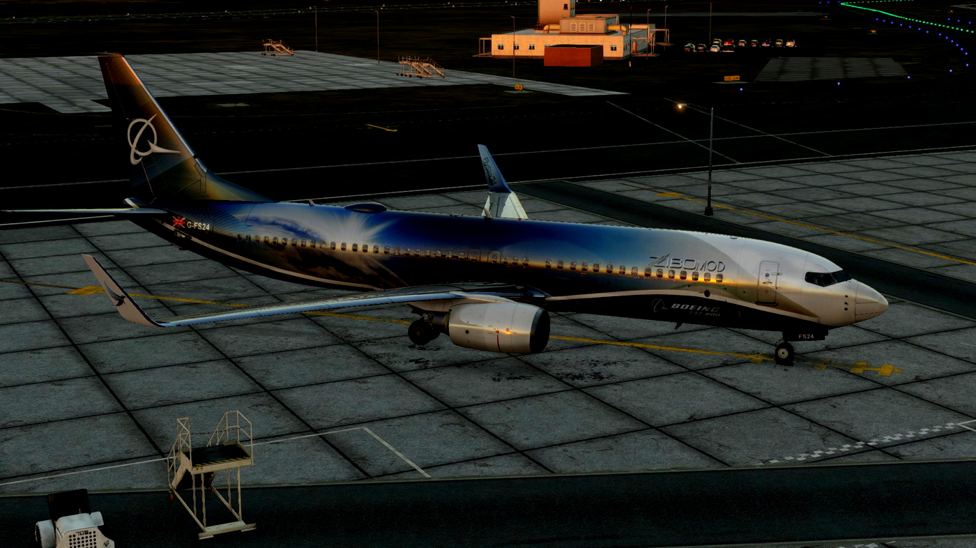 Boeing World ECO Design G-FECO by FlySim24 for the B737-800 ZiboMod, it ...