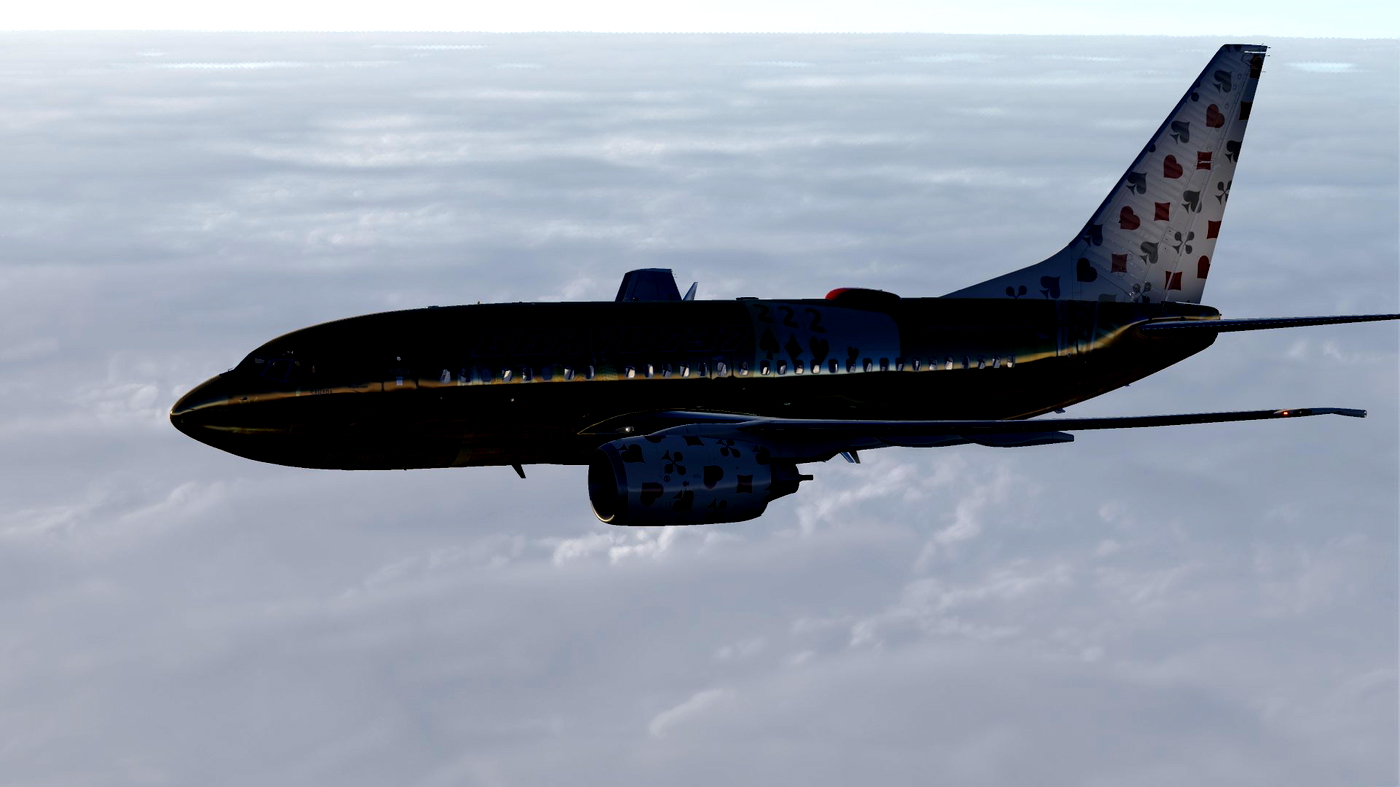 BRAVO 737 SECOND ANNIVERSARY LIVERY FOR THE LEVEL UP 737-600 - X-Plane.to