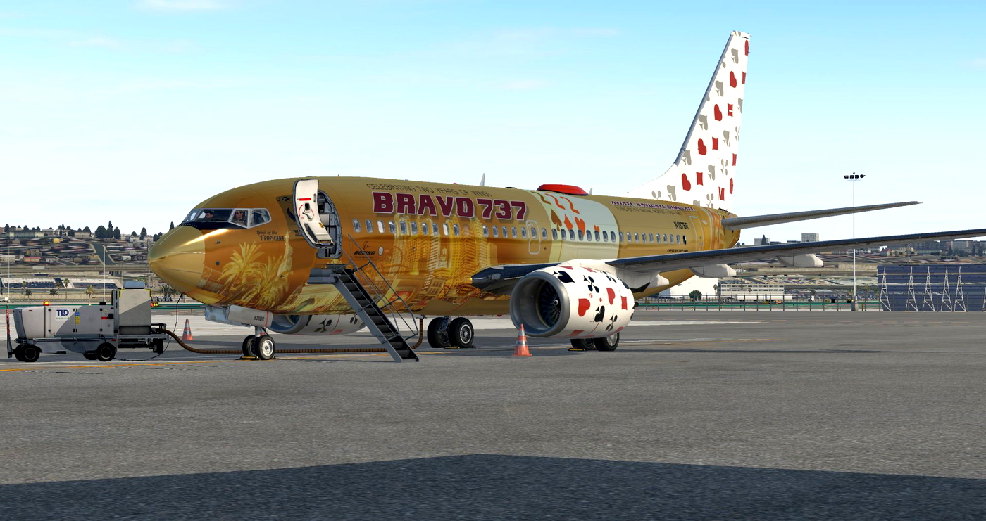 BRAVO 737 SECOND ANNIVERSARY LIVERY FOR THE LEVEL UP 737-700 - X-Plane.to
