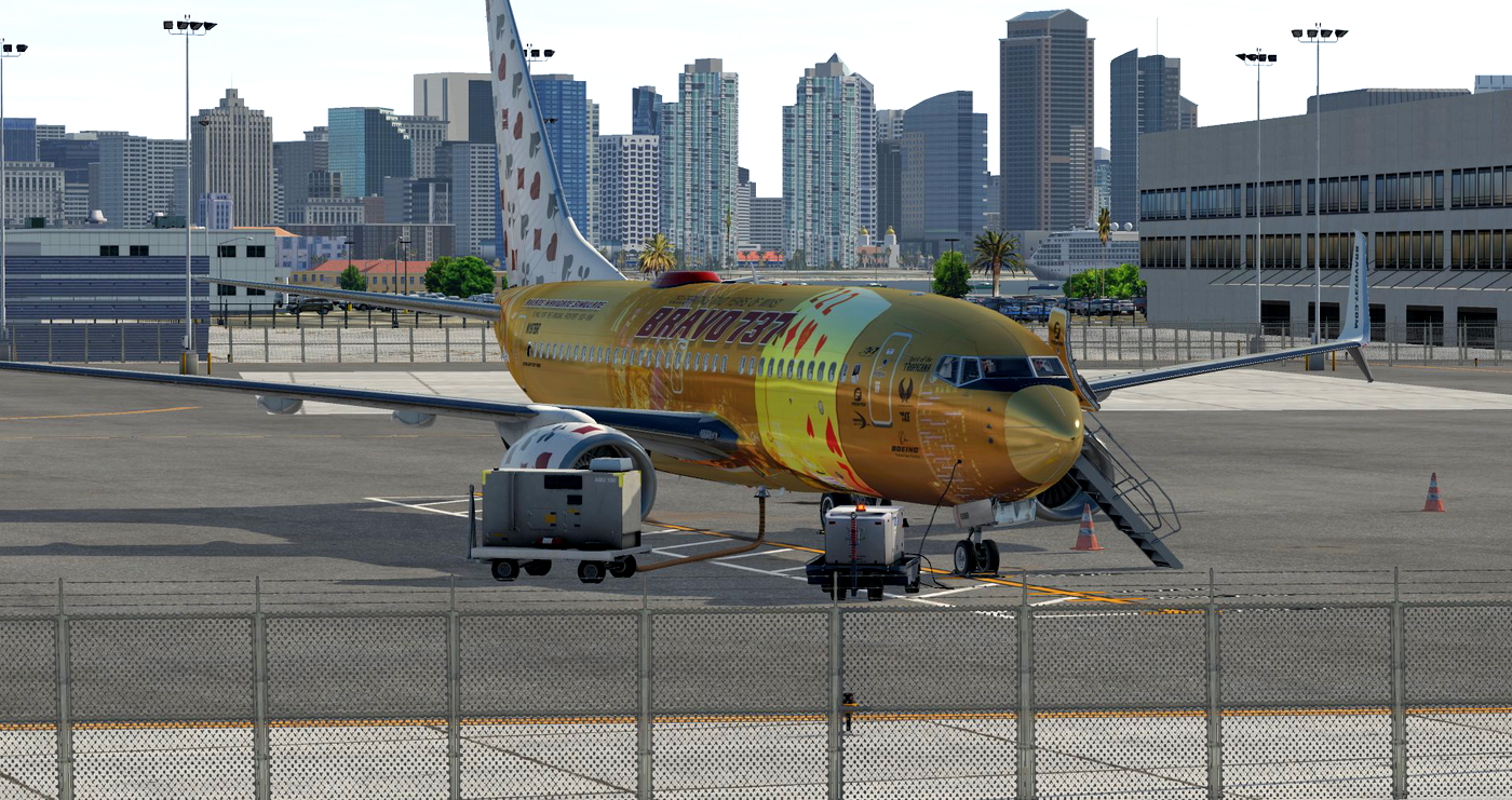 BRAVO 737 SECOND ANNIVERSARY LIVERY FOR THE LEVEL UP 737-700 - X-Plane.to