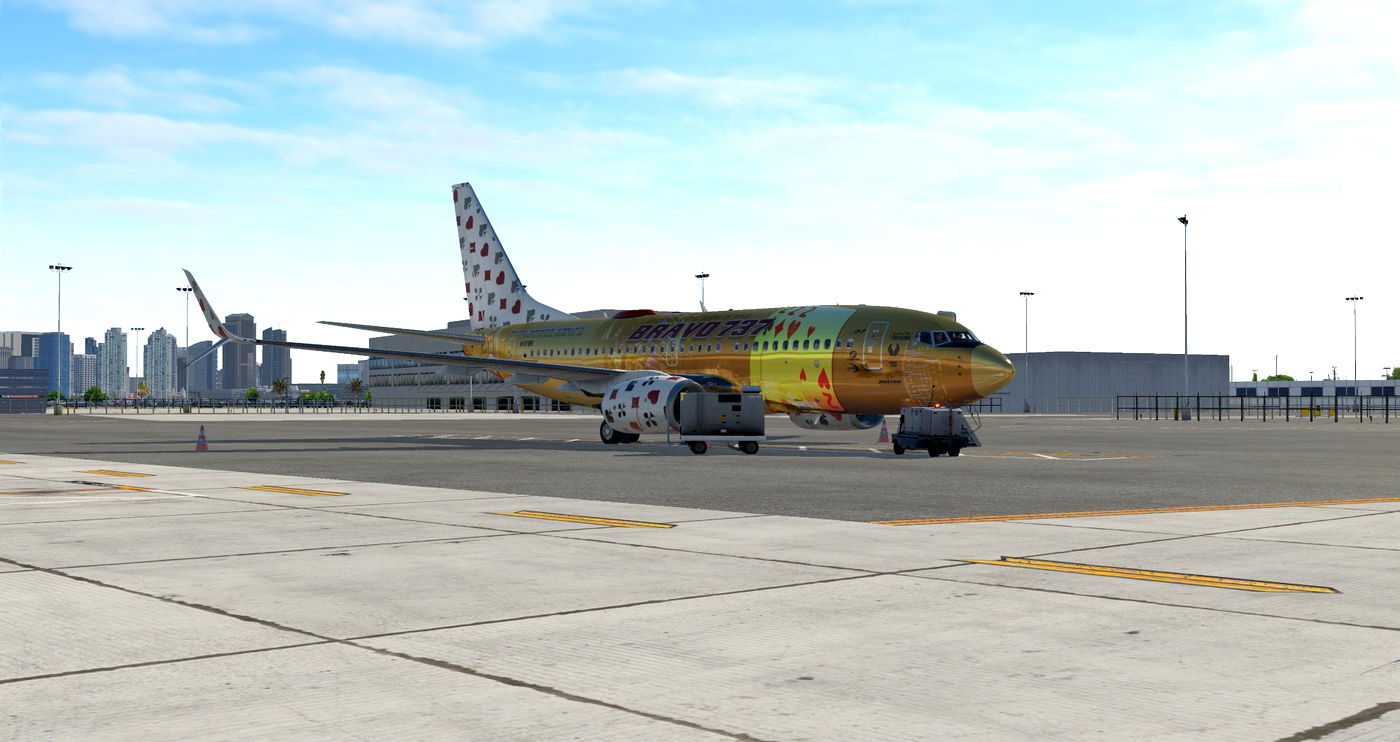 BRAVO 737 SECOND ANNIVERSARY LIVERY FOR THE LEVEL UP 737-700 - X-Plane.to