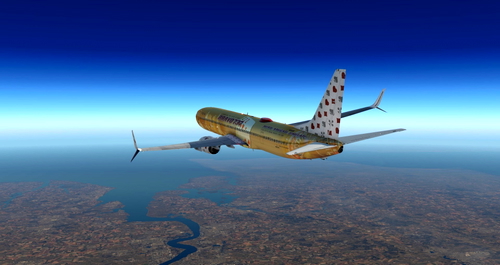 BRAVO 737 SECOND ANNIVERSARY LIVERY FOR THE LEVEL UP 737-900 » X-Plane 12