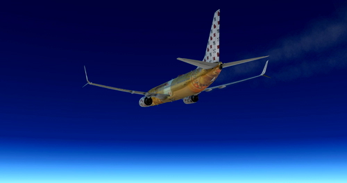 BRAVO 737 SECOND ANNIVERSARY LIVERY FOR THE LEVEL UP 737-900 » X-Plane 12