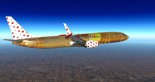 BRAVO 737 SECOND ANNIVERSARY LIVERY FOR THE LEVEL UP 737-900 » X-Plane 12