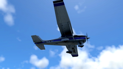 Cessna 172 Blue and Purple Livery Pack » X-Plane 12