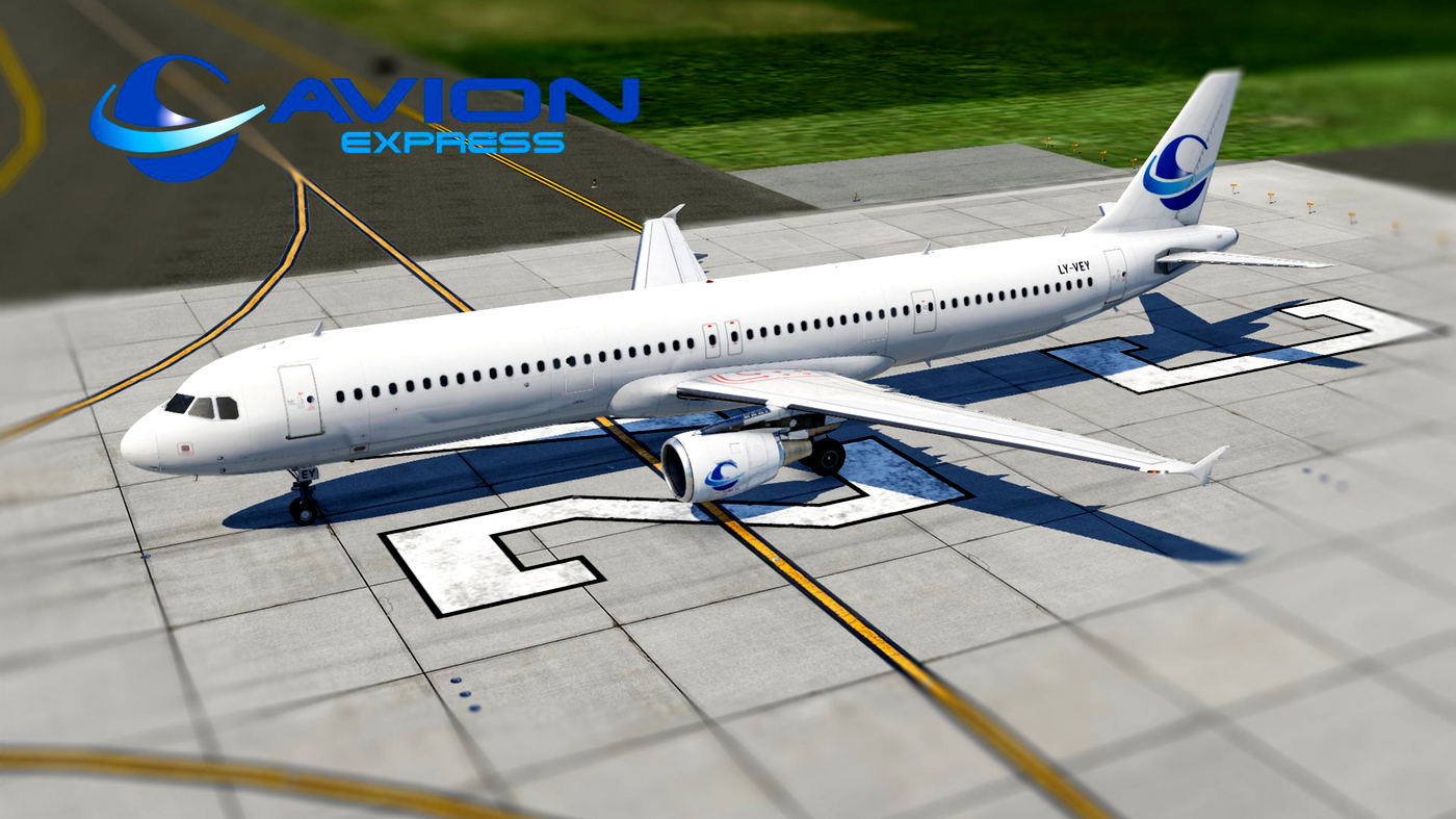 [CFM] Avion Express ─ ToLiss Airbus A321 LY-VEY » X-Plane 12