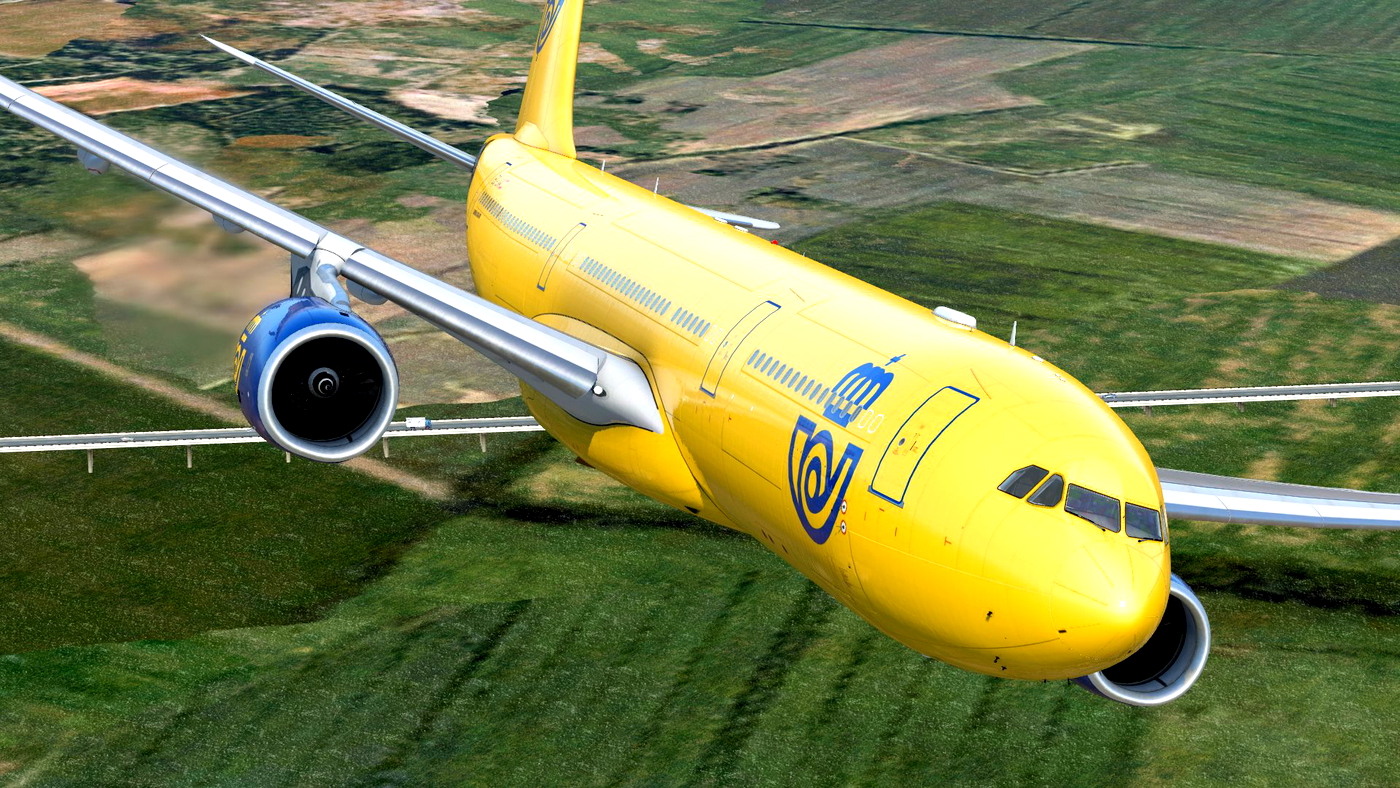 Correos Operated By Iberojet Ec Lxa For The Laminar Research A330 300 X Plane To