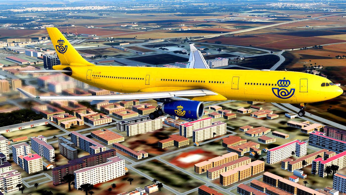 Correos Operated By Iberojet Ec Lxa For The Laminar Research A330 300 X Plane To