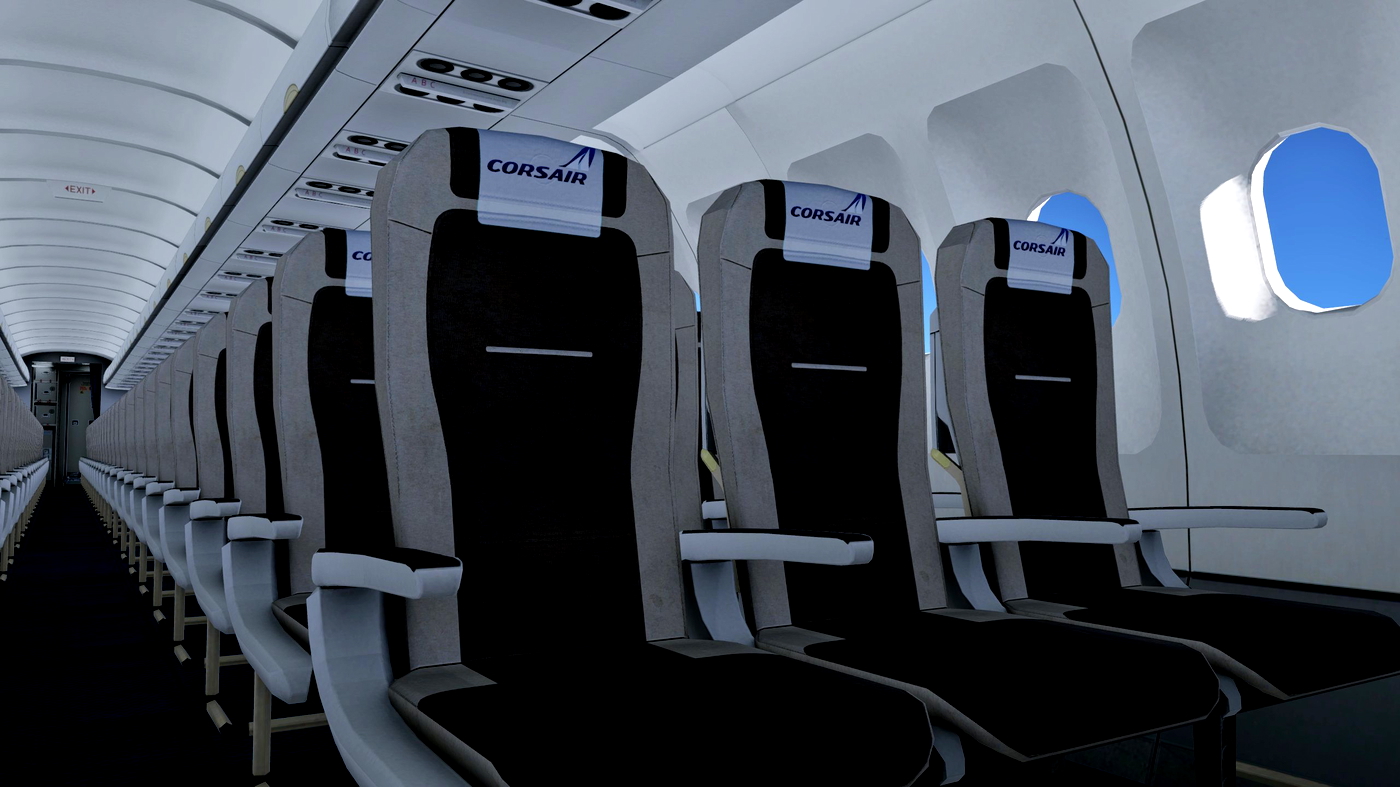 Corsair Airbus A319 | (IAE Engines) | F-GLCK "Luck" - X-Plane.to