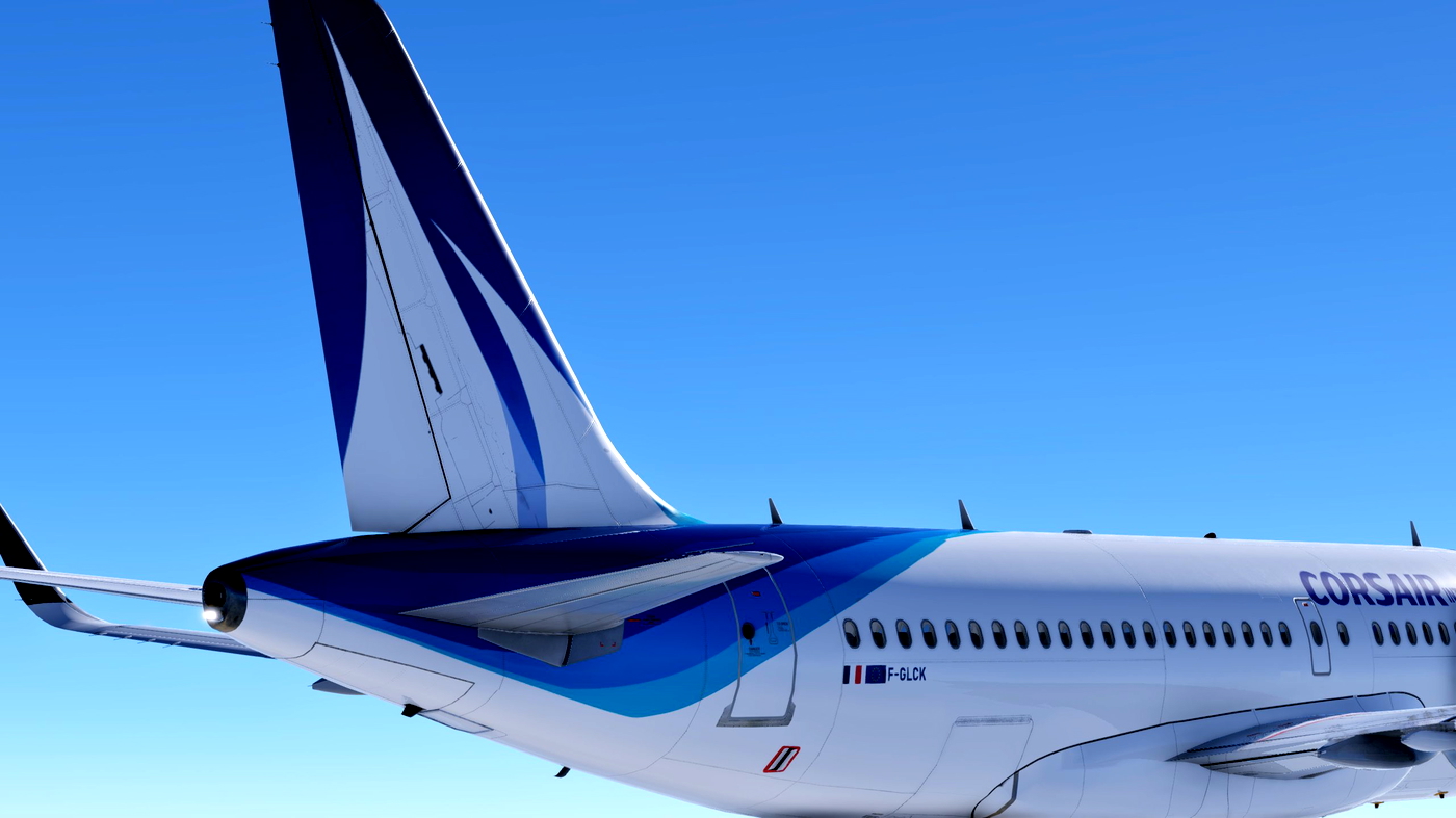 Corsair Airbus A319 | (IAE Engines) | F-GLCK "Luck" - X-Plane.to
