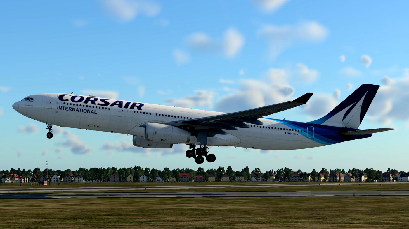 Corsair livery a330-300 » X-Plane 12