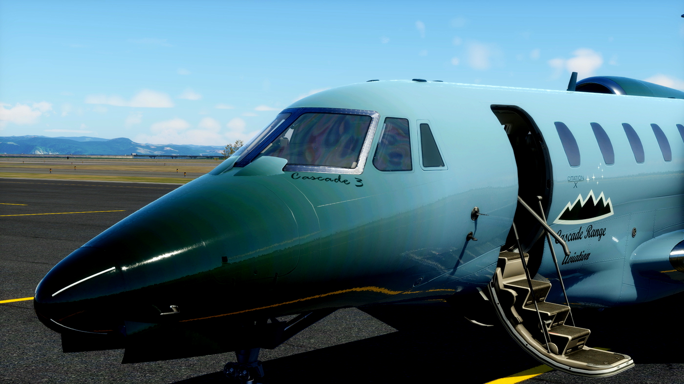Default Cessna Citation X fictional Cascade 3 N750CK - X-Plane.to