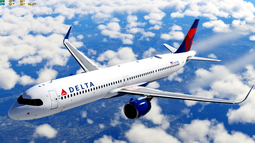 DELTA / N502DX / AIRBUS A321 NEO TOLISS » X-Plane 12