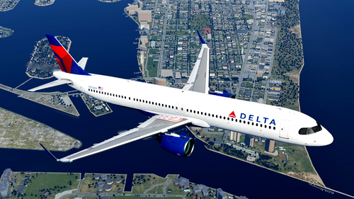 DELTA / N502DX / AIRBUS A321 NEO TOLISS » X-Plane 12