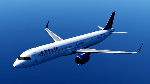 DELTA / N502DX / AIRBUS A321 NEO TOLISS » X-Plane 12